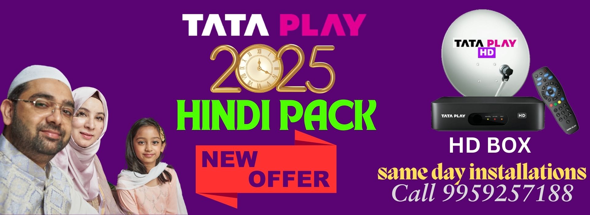Hindi Pack's - tata play services